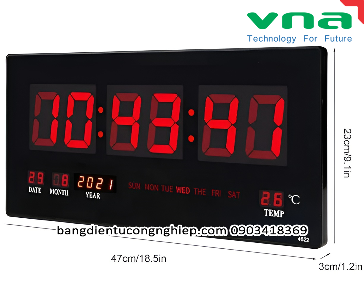Large LED wall clocks: The ultimate timekeeping solution for modern ...